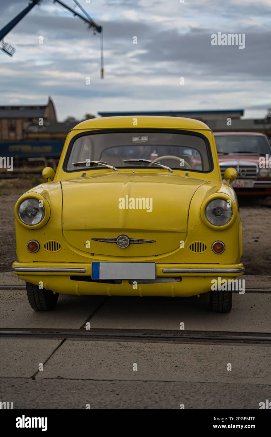 trabant 500 cult car from the east, former ddr Stock Photo - Alamy