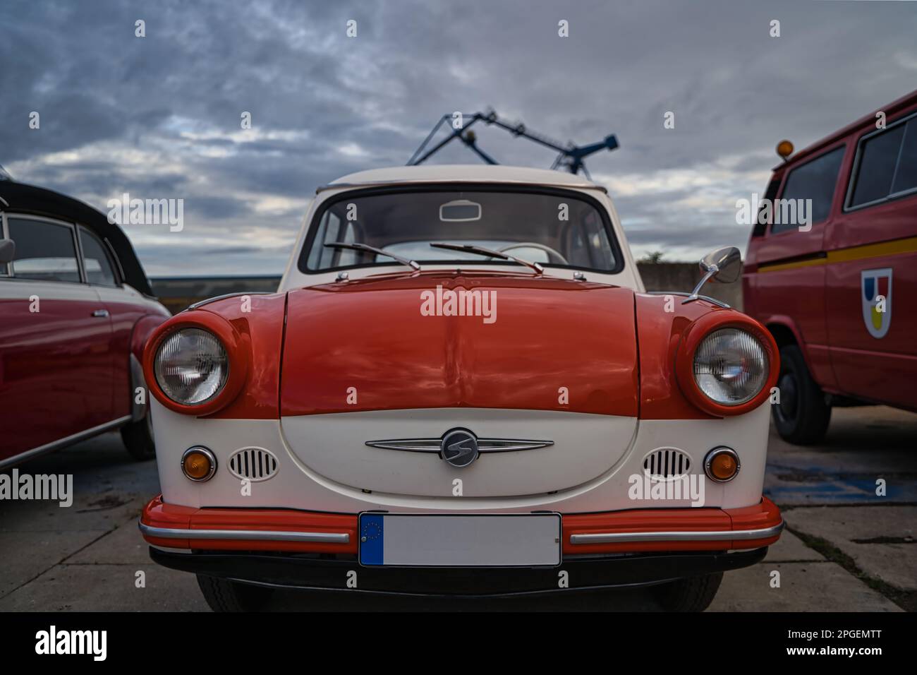 trabant 500 cult car from the east, former ddr Stock Photo - Alamy