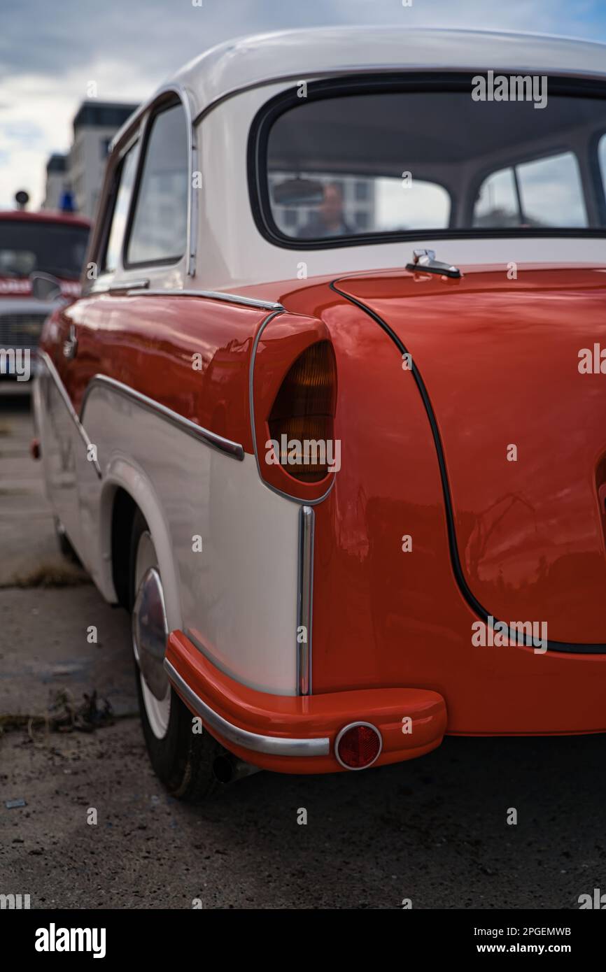 trabant 500 cult car from the east, former ddr Stock Photo - Alamy