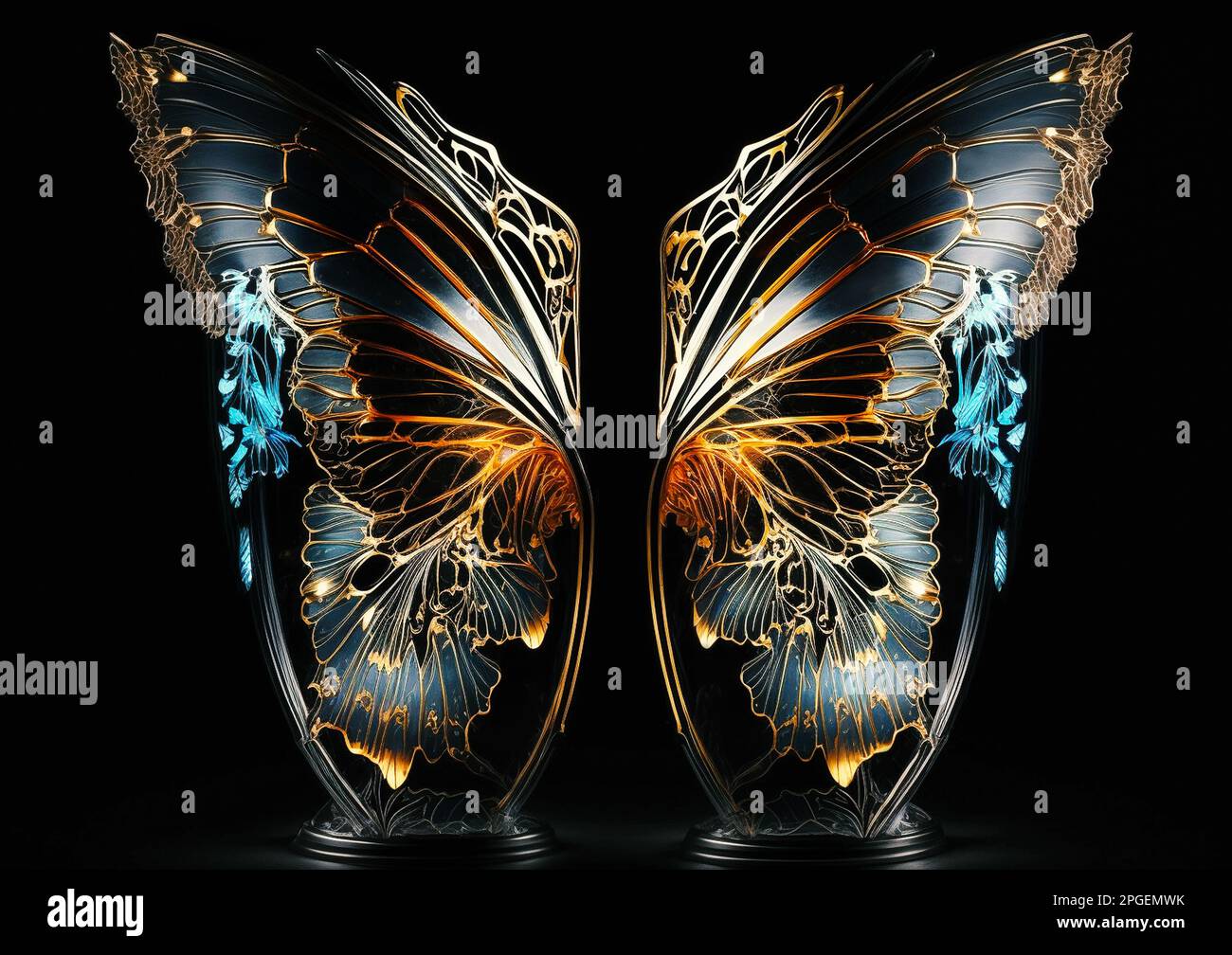 Glass wing butterfly hi-res stock photography and images - Alamy