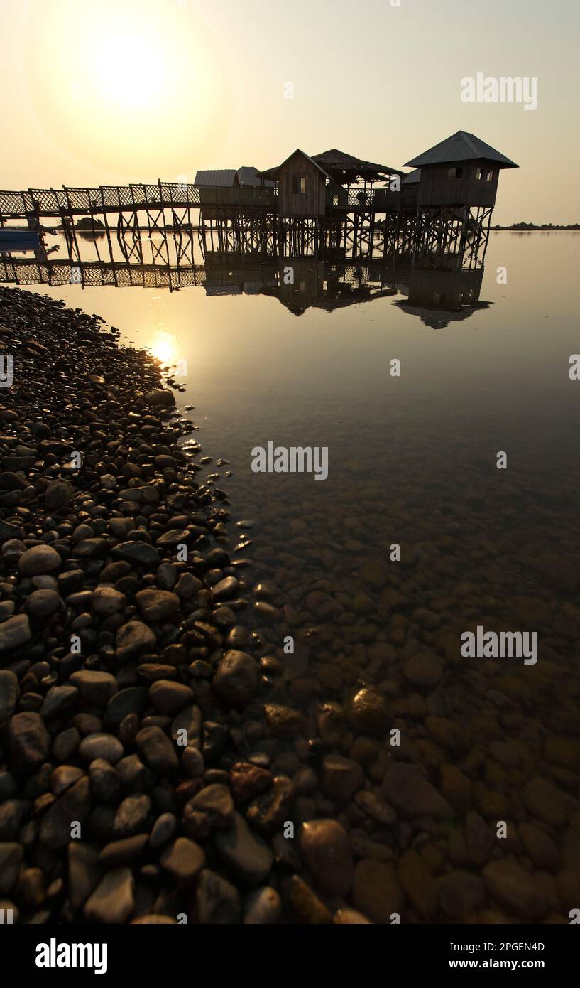 Delta of the Mati River in Albania Stock Photo - Alamy
