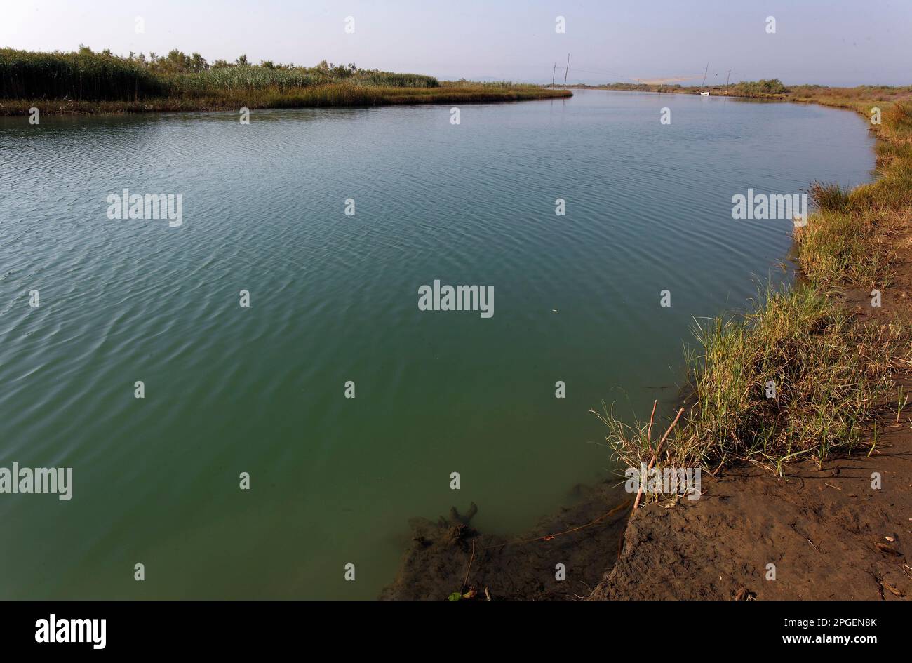 Delta of the Mati River in Albania Stock Photo - Alamy