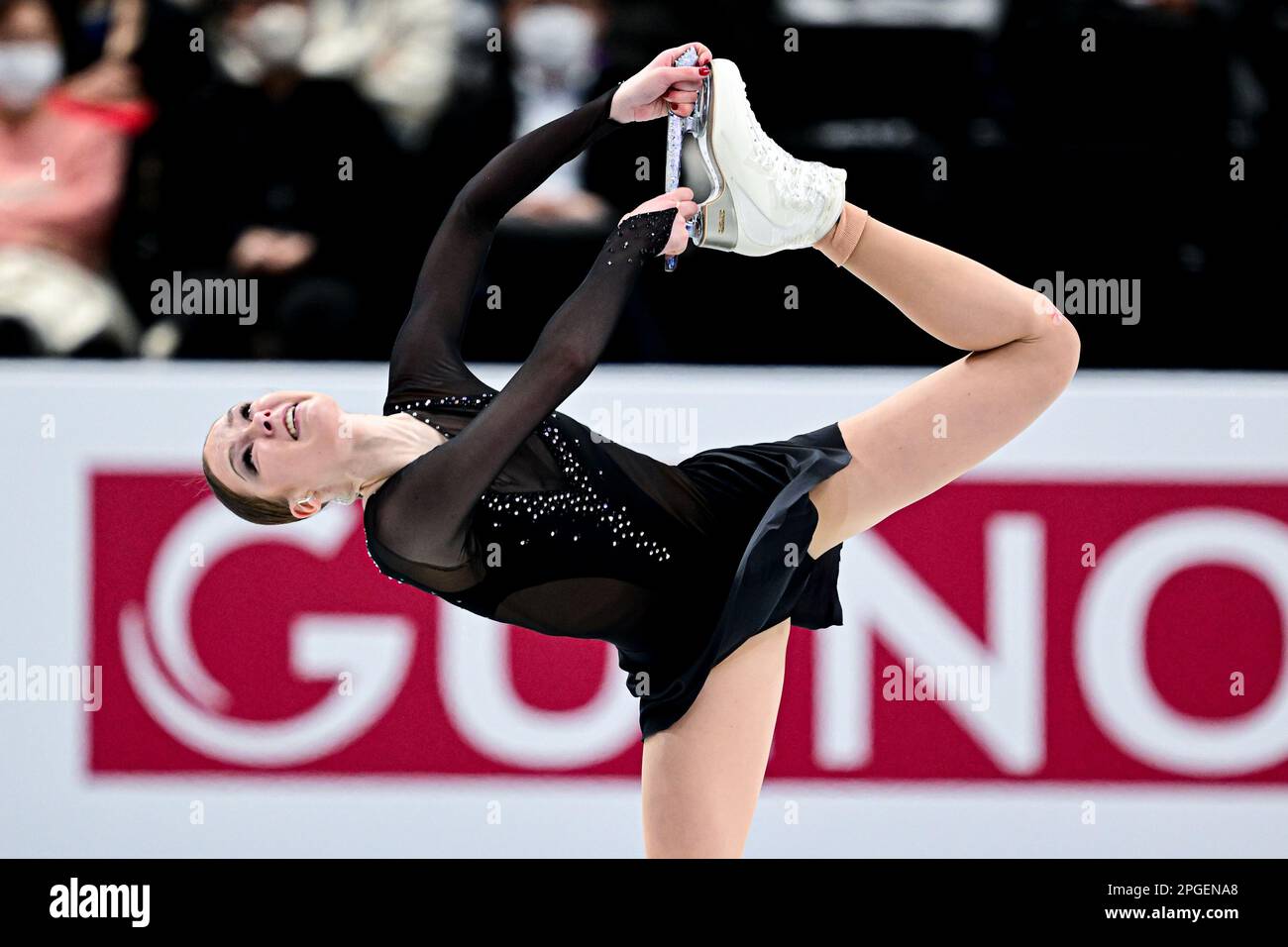 Kristina ISAEV (GER), during Women Short Program, at the ISU World ...