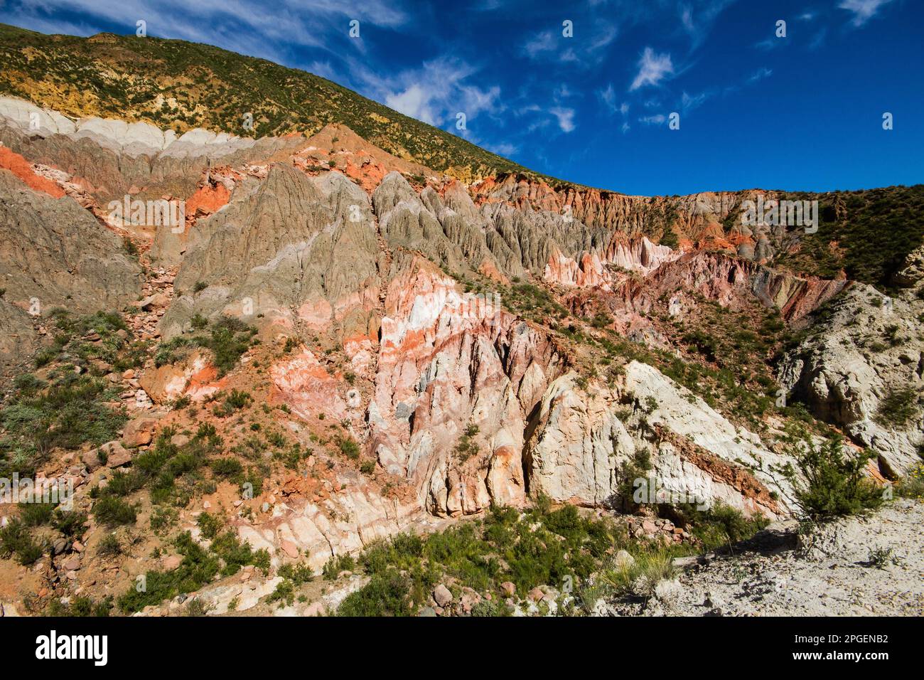 Colorful geological formation Stock Photo - Alamy