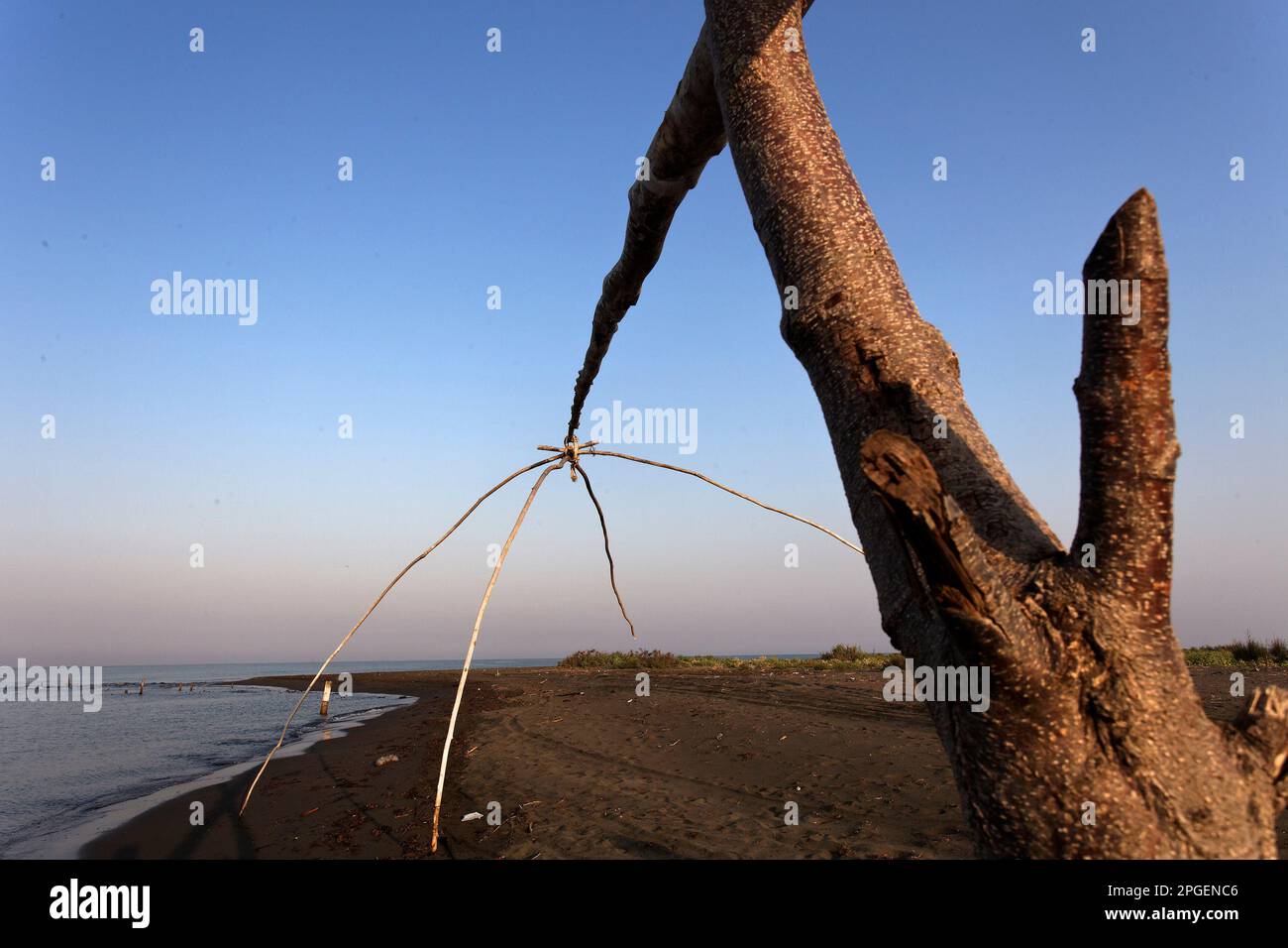 Delta of the Mati River in Albania Stock Photo - Alamy