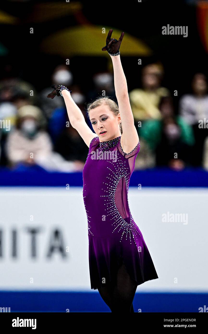 Lorine SCHILD (FRA), during Women Short Program, at the ISU World ...