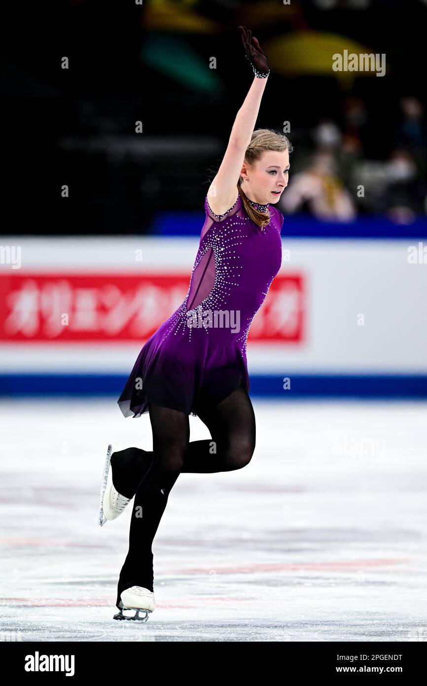 Lorine SCHILD (FRA), during Women Short Program, at the ISU World ...