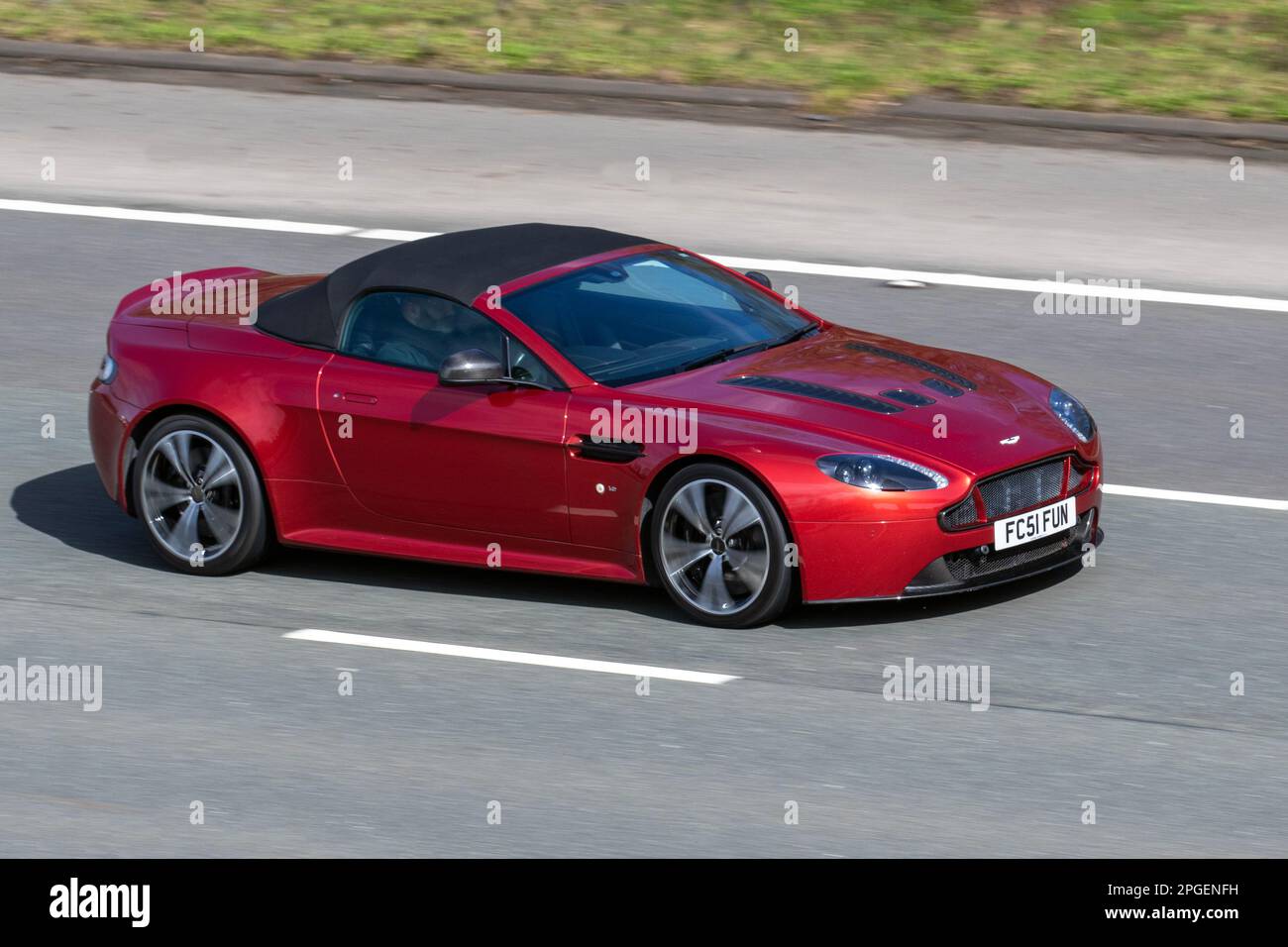 2015 Red ASTON MARTIN VANTAGE S V12 ROADSTER 5935cc 7 speed automatic ...
