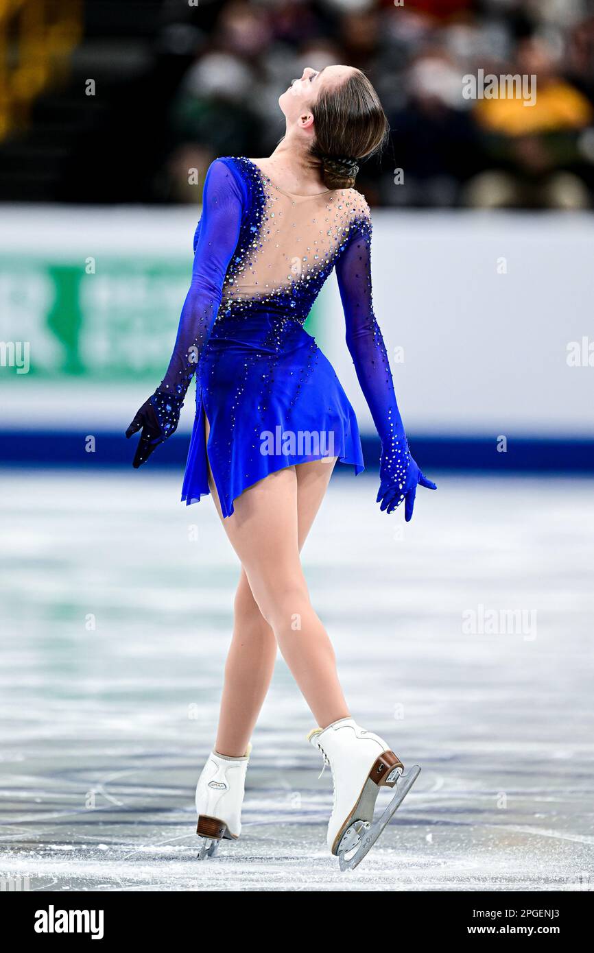 Marilena KITROMILIS (CYP), during Women Short Program, at the ISU World ...