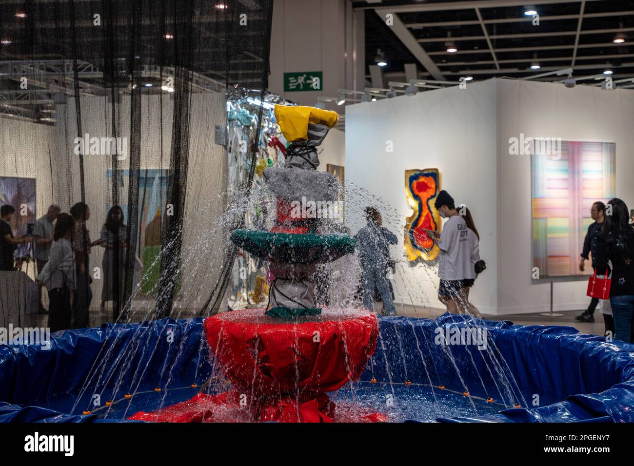 Hong Kong, China. 23rd Mar, 2023. Fountain: Night Garden by artist ...