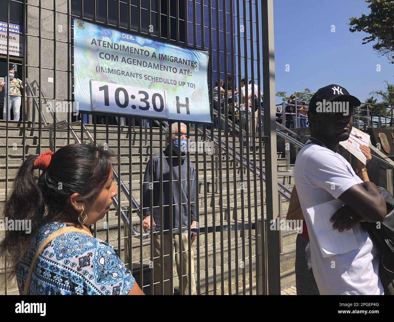 Sao Paulo, Sao Paulo, Brasil. 22nd Mar, 2023. (INT) Long Queue to ...