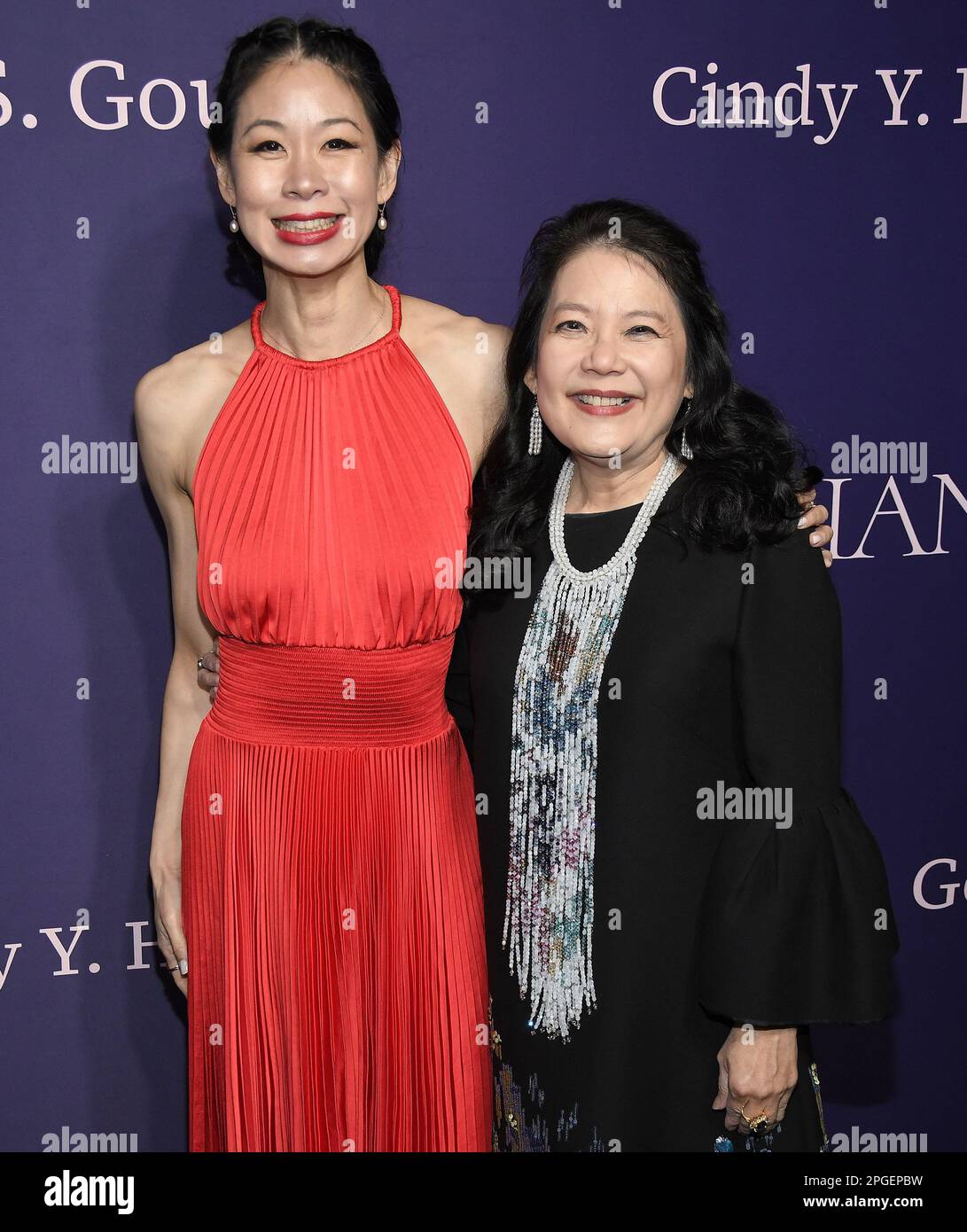 Los Angeles, USA. 21st Mar, 2023. (L-R) Georgia Lee and Julia S. Gouw ...