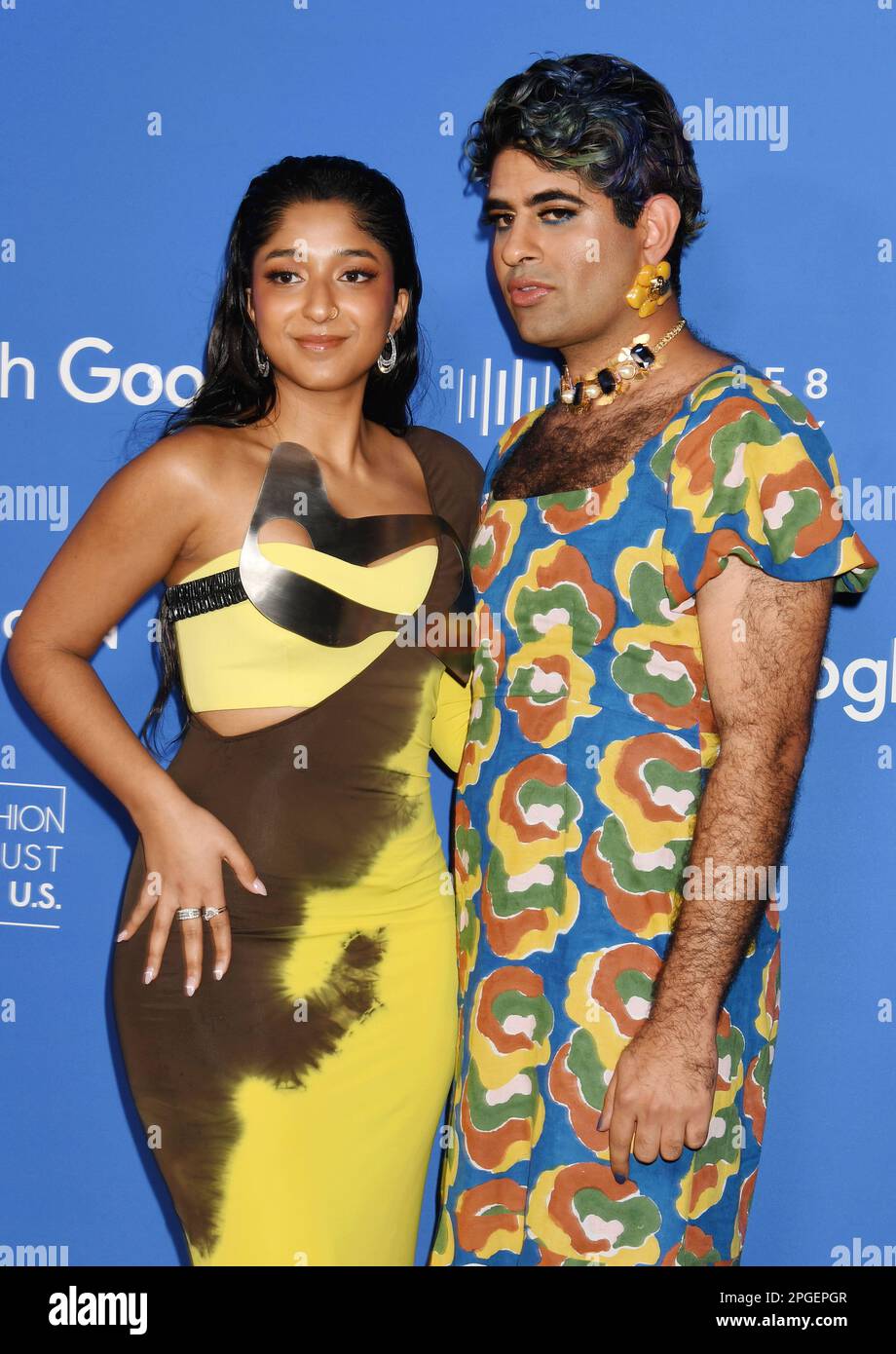 Los Angeles, California, USA. 21st Mar, 2023. (L-R) Maitreyi ...