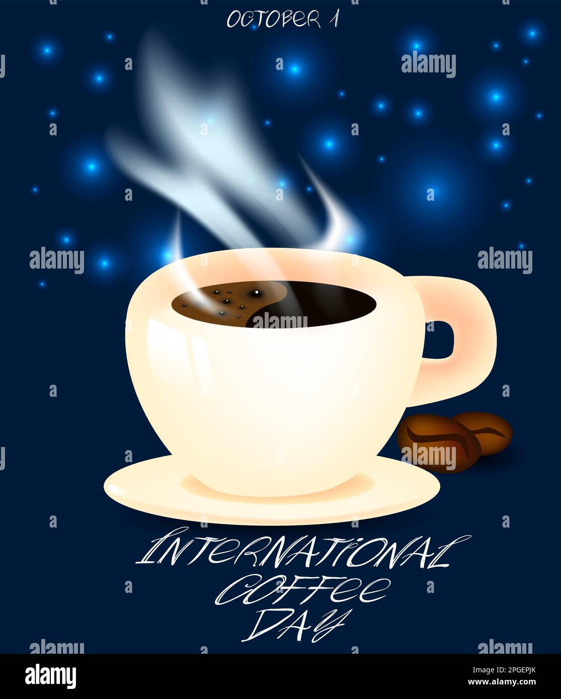 Blue liquid particles Stock Vector Images - Alamy