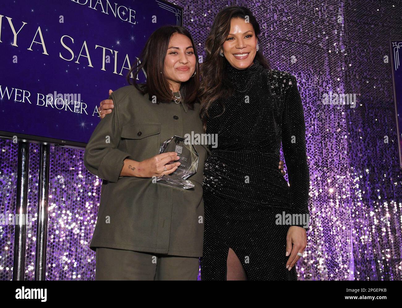 Los Angeles, USA. 21st Mar, 2023. (L-R) Power Broker Award Honoree ...