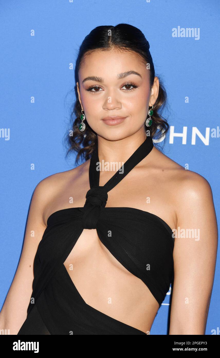 Los Angeles, California, USA. 21st Mar, 2023. Madison Bailey attends the Fashion Trust US Awards ...