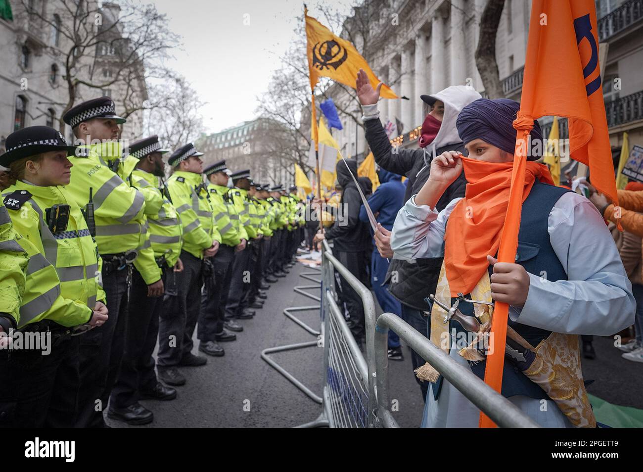 Sikh separatist protest hi-res stock photography and images - Alamy