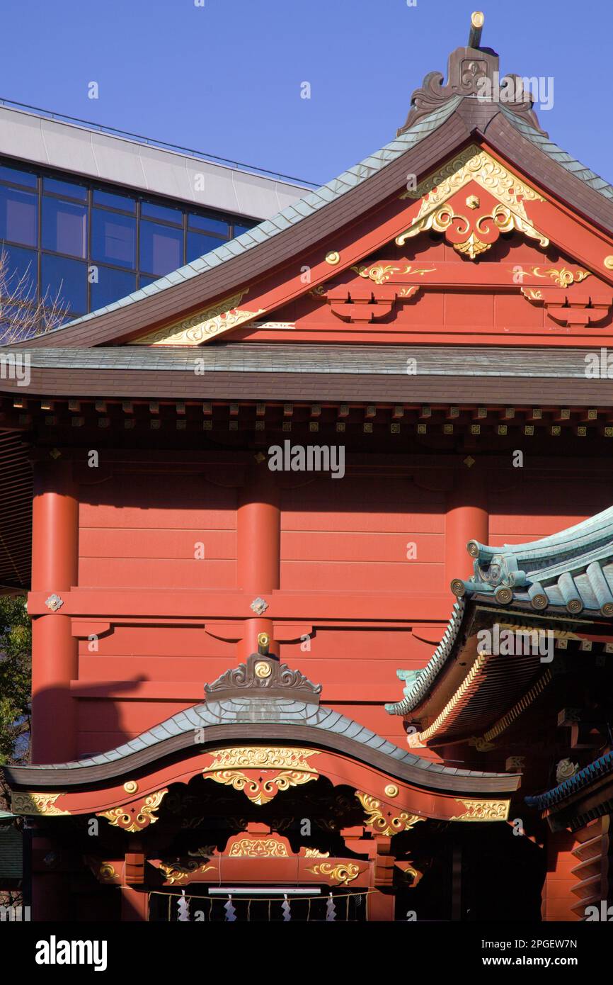 Japan, Tokyo, Kanda Myojin Shrine Stock Photo - Alamy