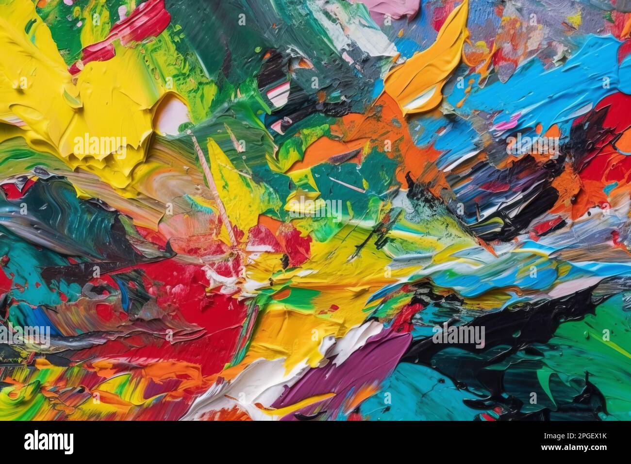 Oil paint brush strokes hi-res stock photography and images - Alamy