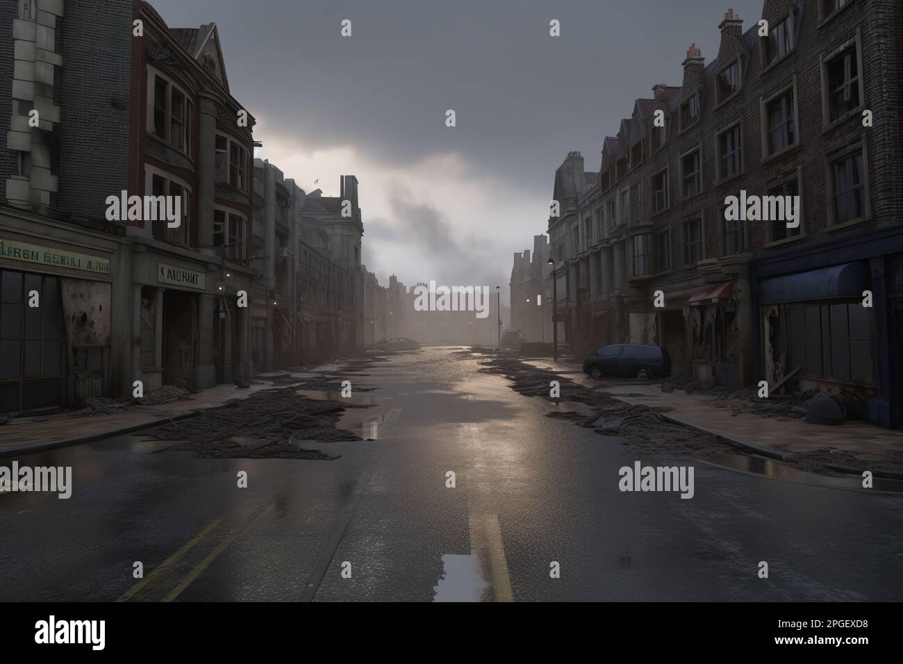 City scenes of destruction hi-res stock photography and images - Alamy