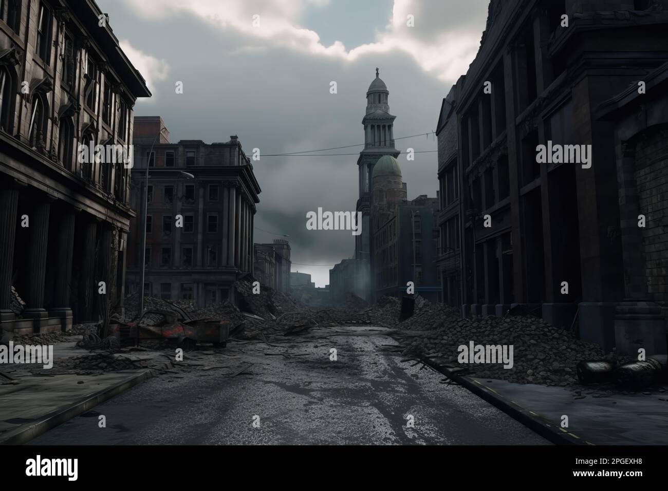 City scenes of destruction hi-res stock photography and images - Alamy