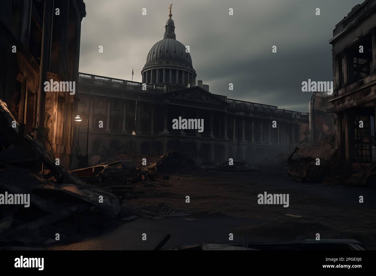 City scenes of destruction hi-res stock photography and images - Alamy