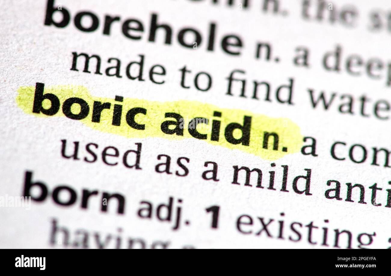 Boric acid hi-res stock photography and images - Alamy