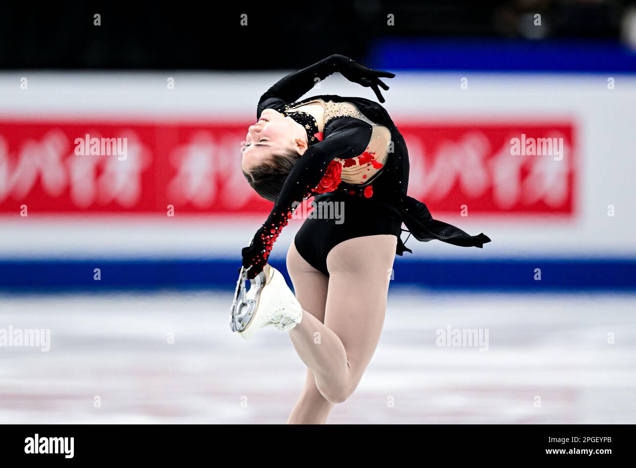 Isabeau LEVITO (USA), during Women Short Program, at the ISU World ...