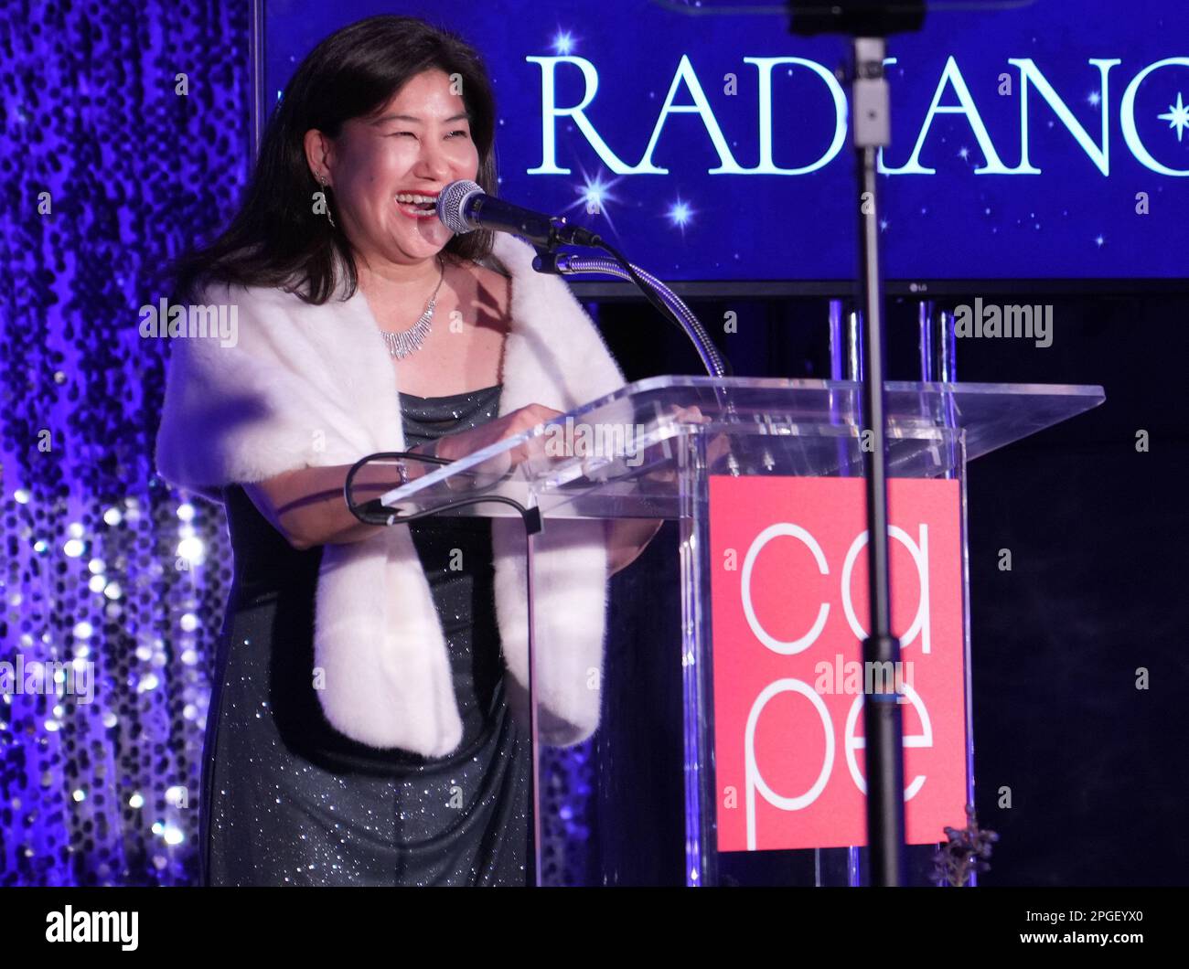 Los Angeles, USA. 21st Mar, 2023. Executive Director of CAPE, Michelle ...