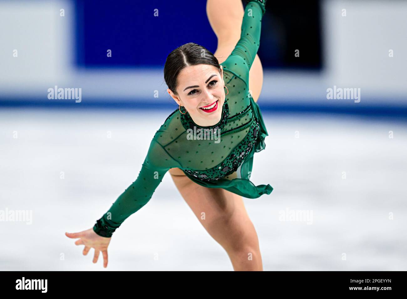 Julia SAUTER (ROU), during Women Short Program, at the ISU World Figure ...