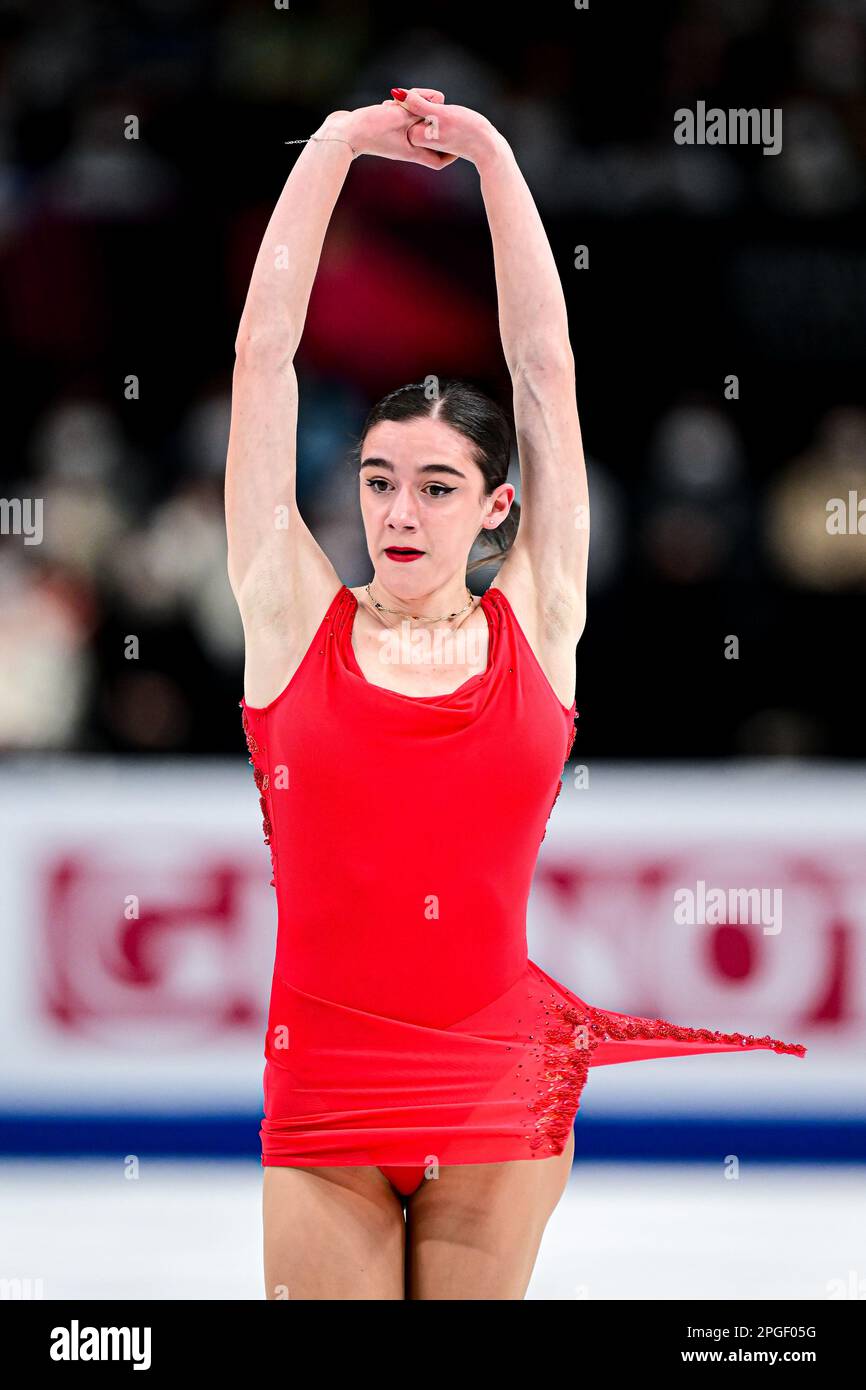 Lara Naki GUTMANN (ITA), during Women Short Program, at the ISU World ...