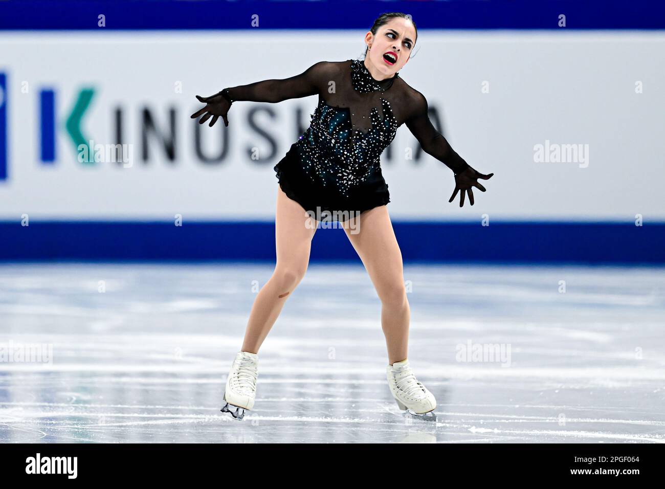 Madeline SCHIZAS (CAN), during Women Short Program, at the ISU World ...