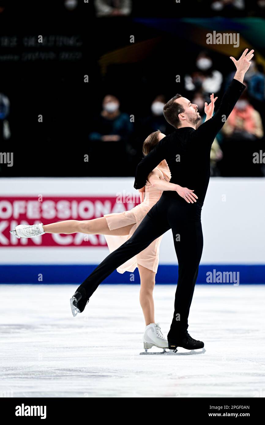 Alisa EFIMOVA & Ruben BLOMMAERT (GER), during Pairs Short Program, at ...