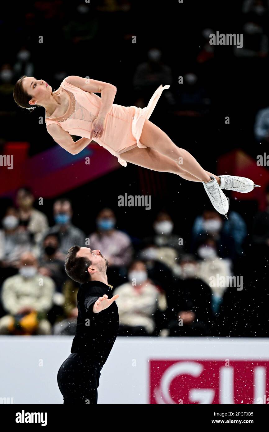 Alisa EFIMOVA & Ruben BLOMMAERT (GER), during Pairs Short Program, at ...
