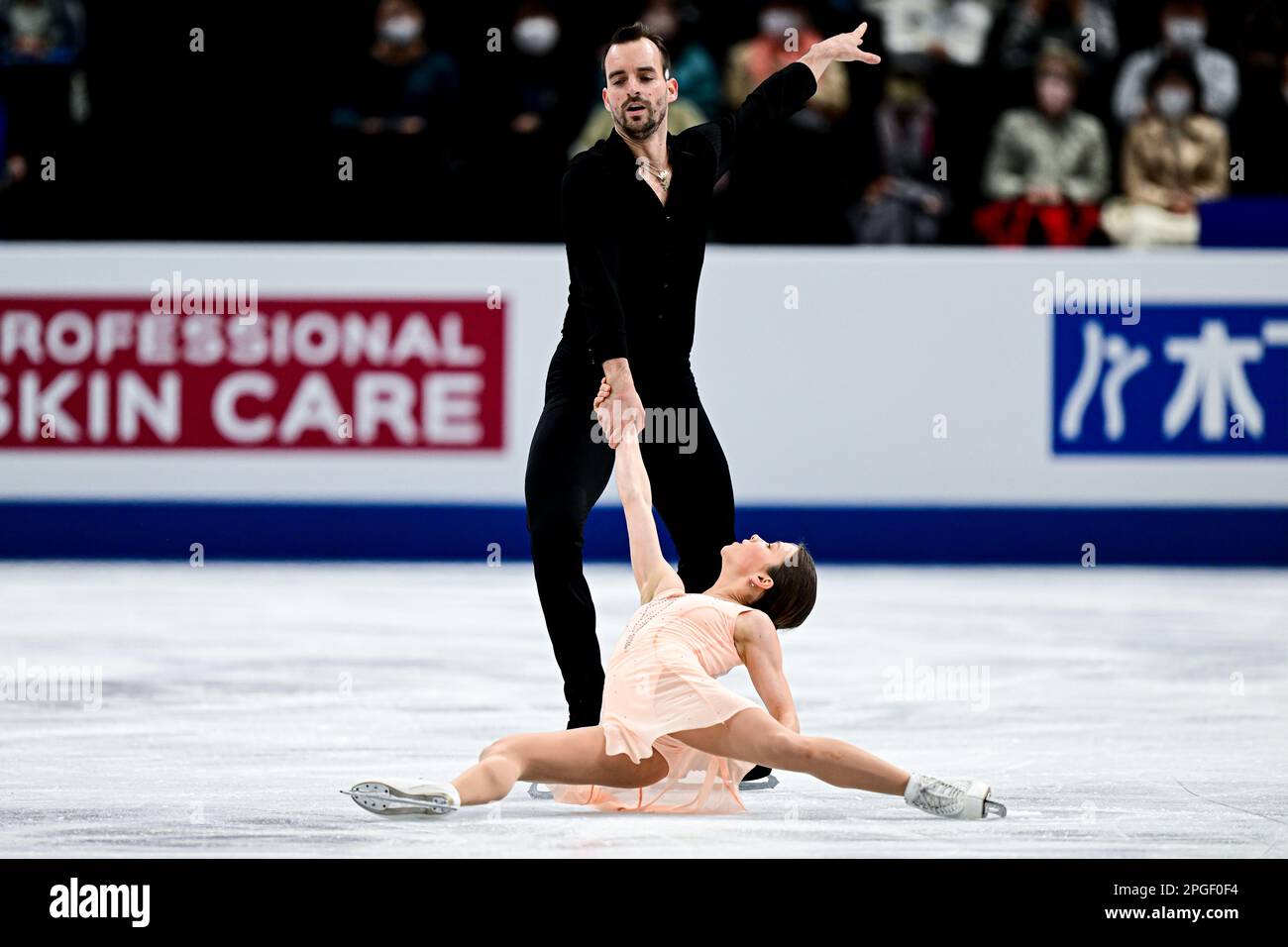 Alisa EFIMOVA & Ruben BLOMMAERT (GER), during Pairs Short Program, at ...