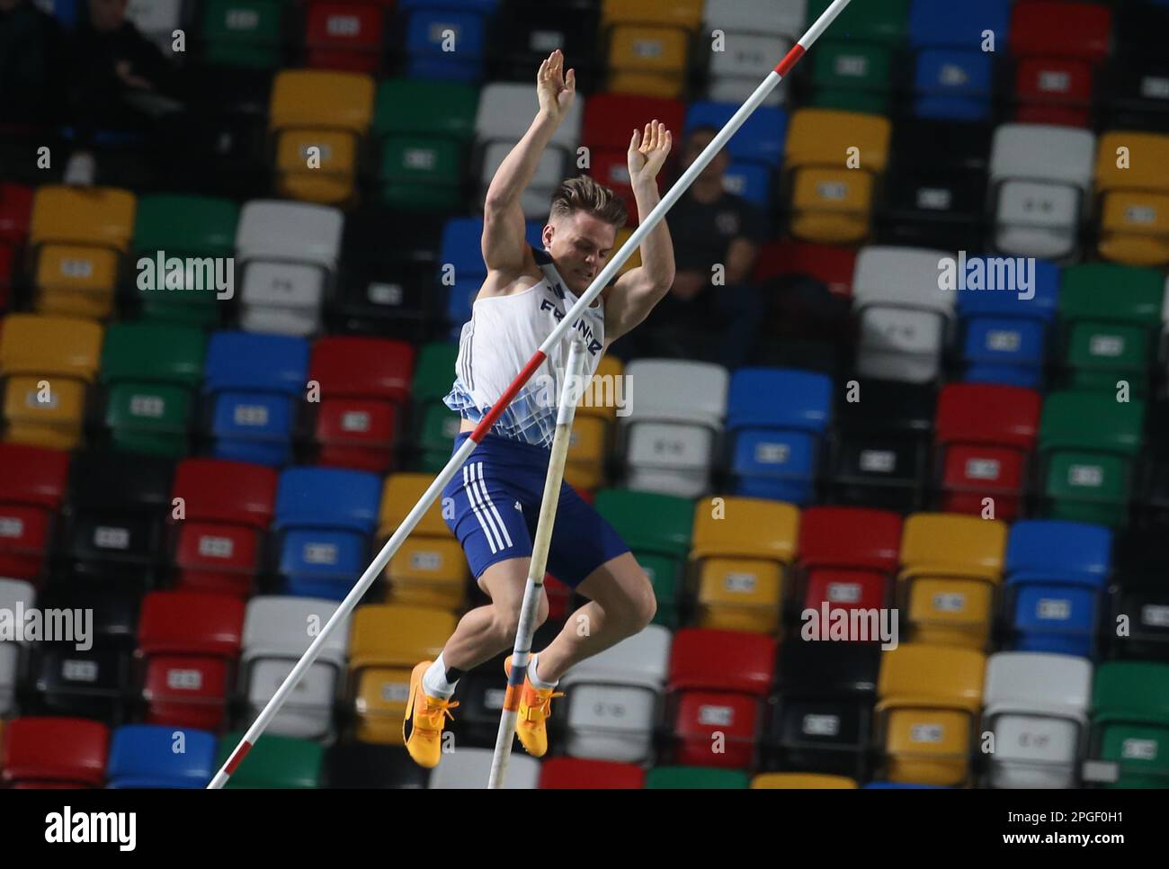 Thibaut COLLET of France Pole Vault Men Qualification during the ...