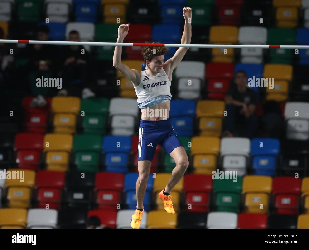 Ethan CORMONT of France Pole Vault Men Qualification during the ...