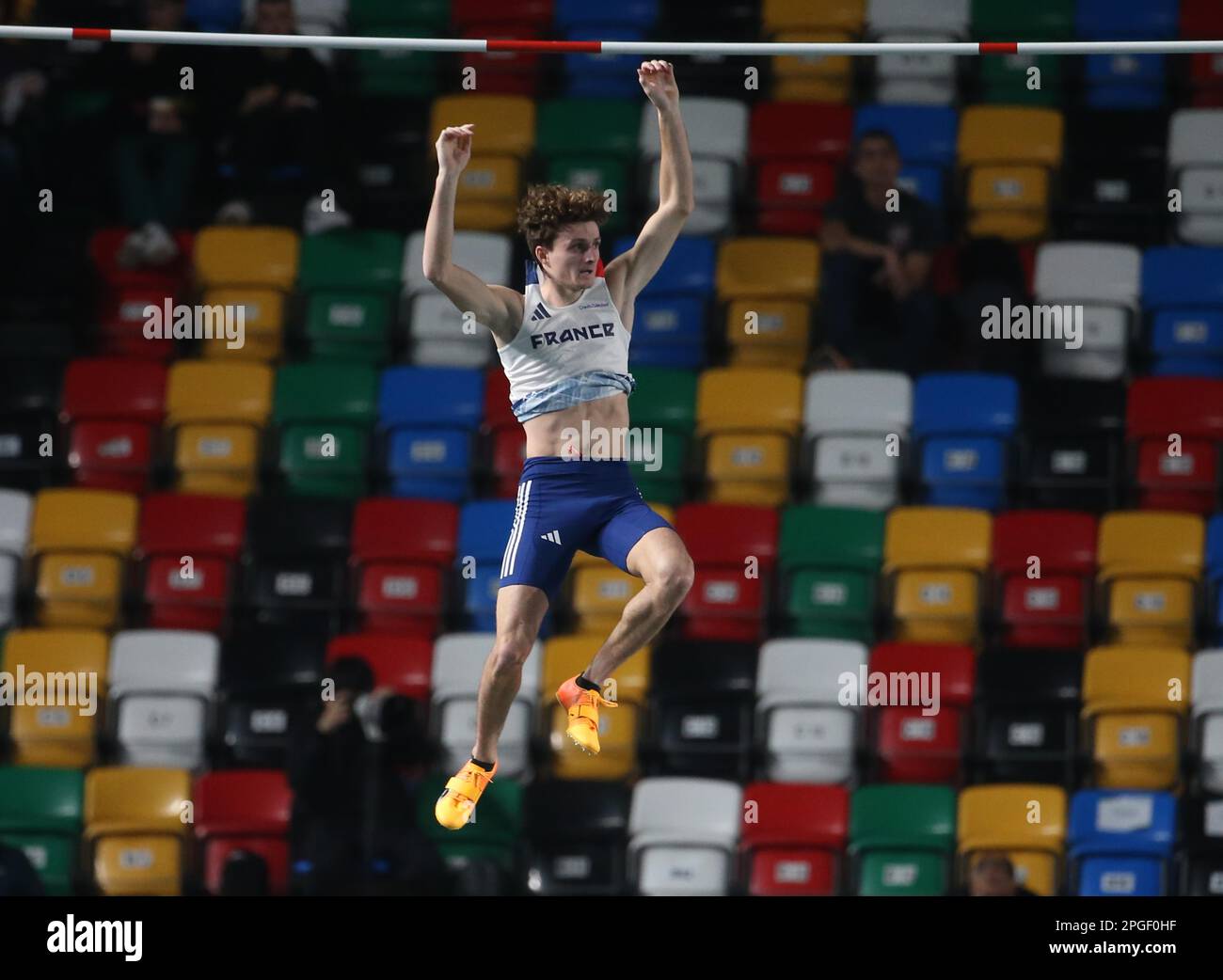Ethan CORMONT of France Pole Vault Men Qualification during the ...