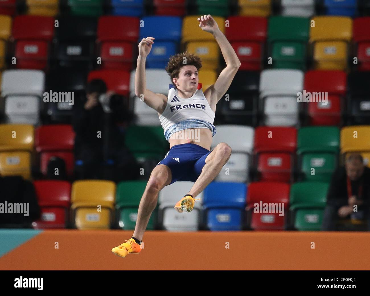 Ethan CORMONT of France Pole Vault Men Qualification during the ...