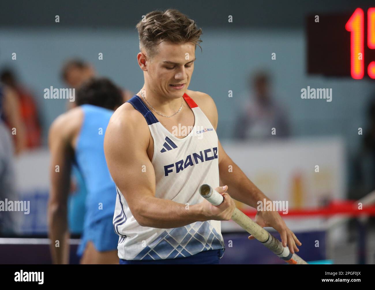 Thibaut COLLET of France Pole Vault Men Qualification during the ...
