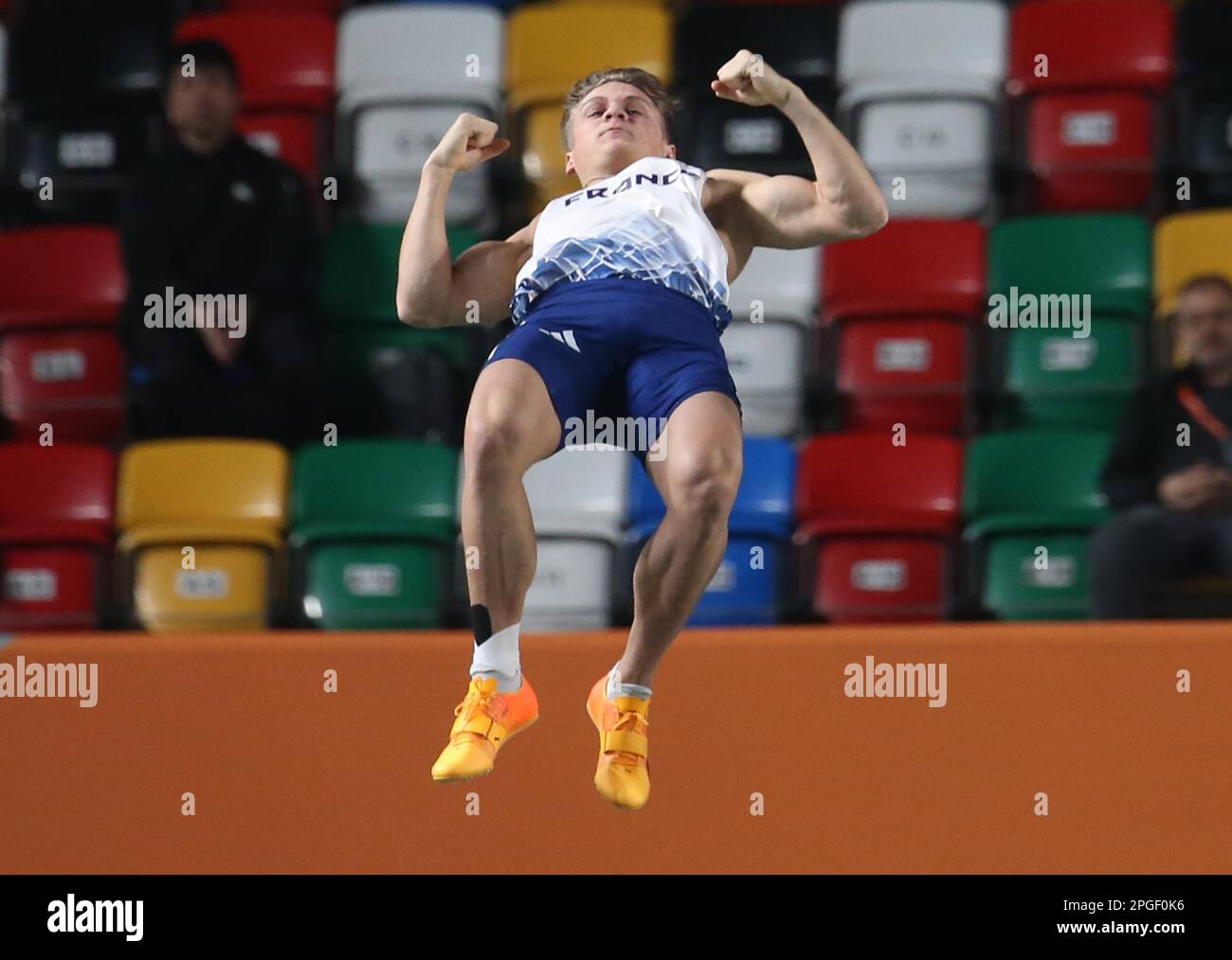 Thibaut COLLET of France Pole Vault Men Qualification during the ...