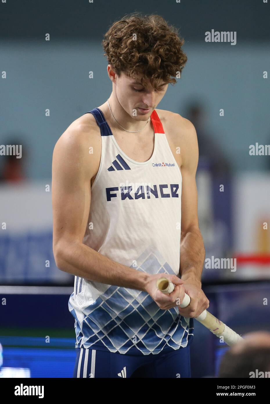 Ethan CORMONT of France Pole Vault Men Qualification during the ...