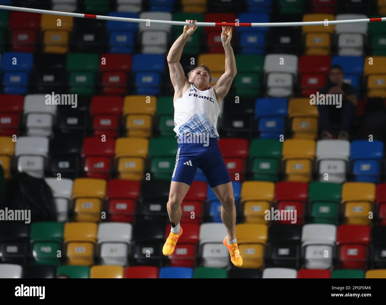 Thibaut COLLET of France Pole Vault Men Qualification during the ...