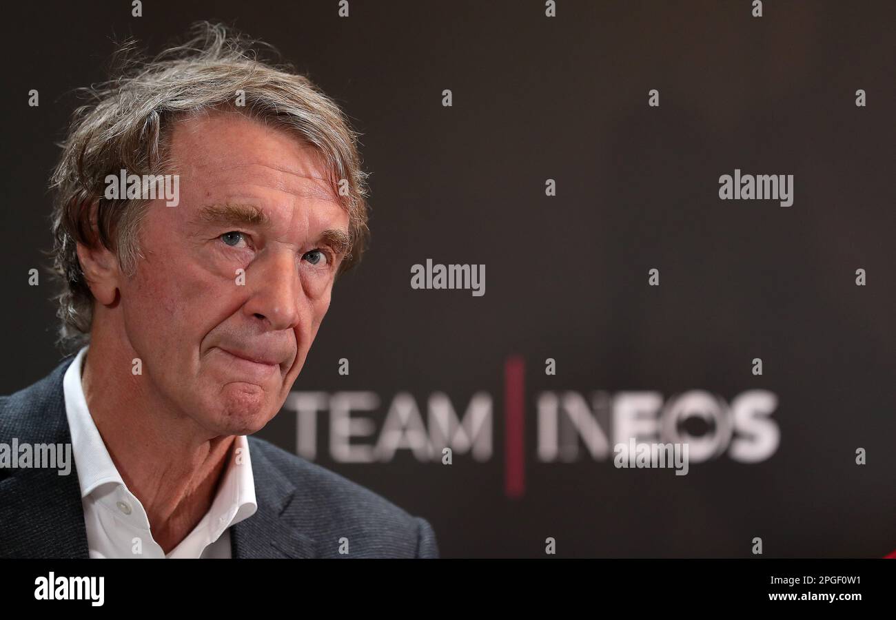 File photo dated 17-03-2023 of Sir Jim Ratcliffe. The 70-year-old ...