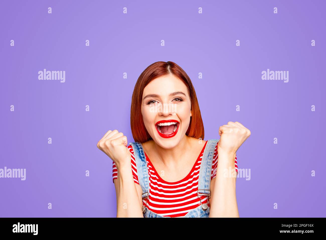 Weekend rest relax surprise shock wow omg people person concept. Close ...