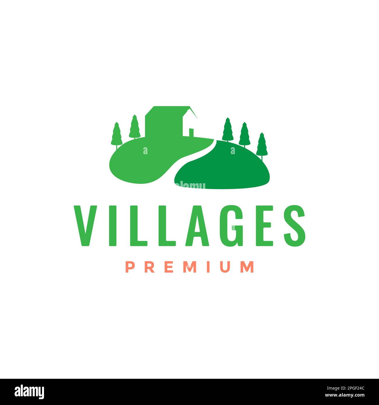 Green Village Logo at Lara Caley blog