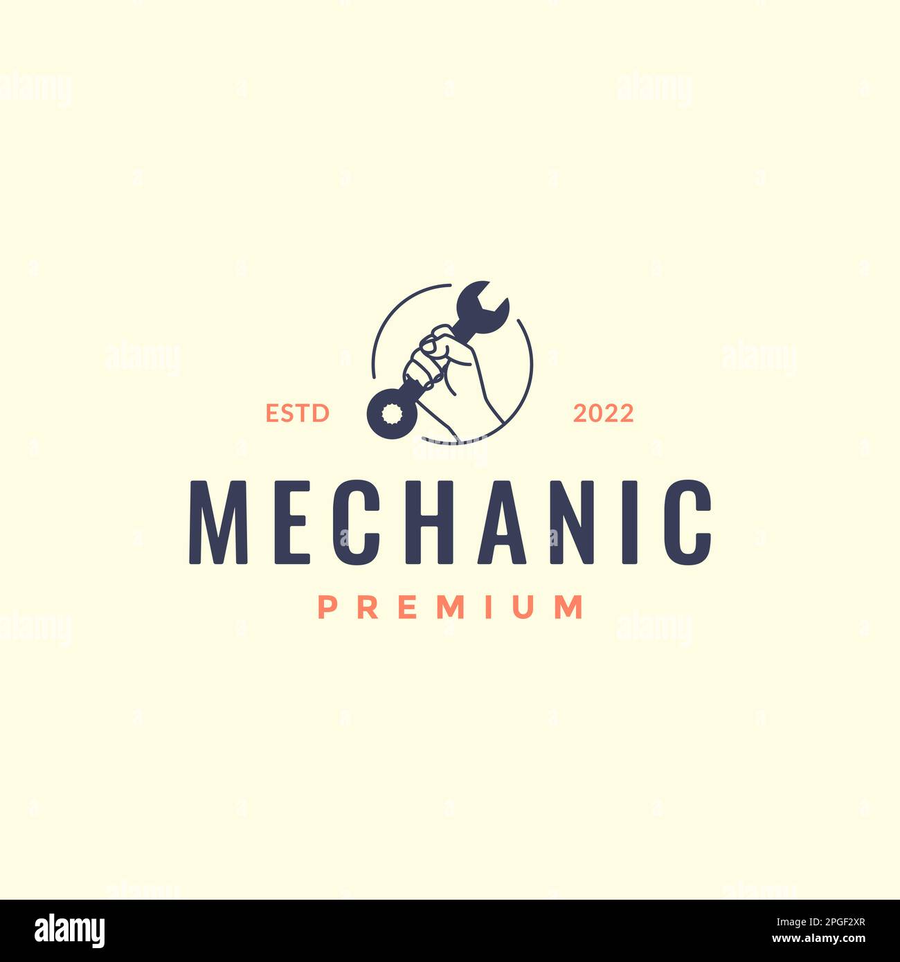 Mechanic shop art Stock Vector Images - Alamy