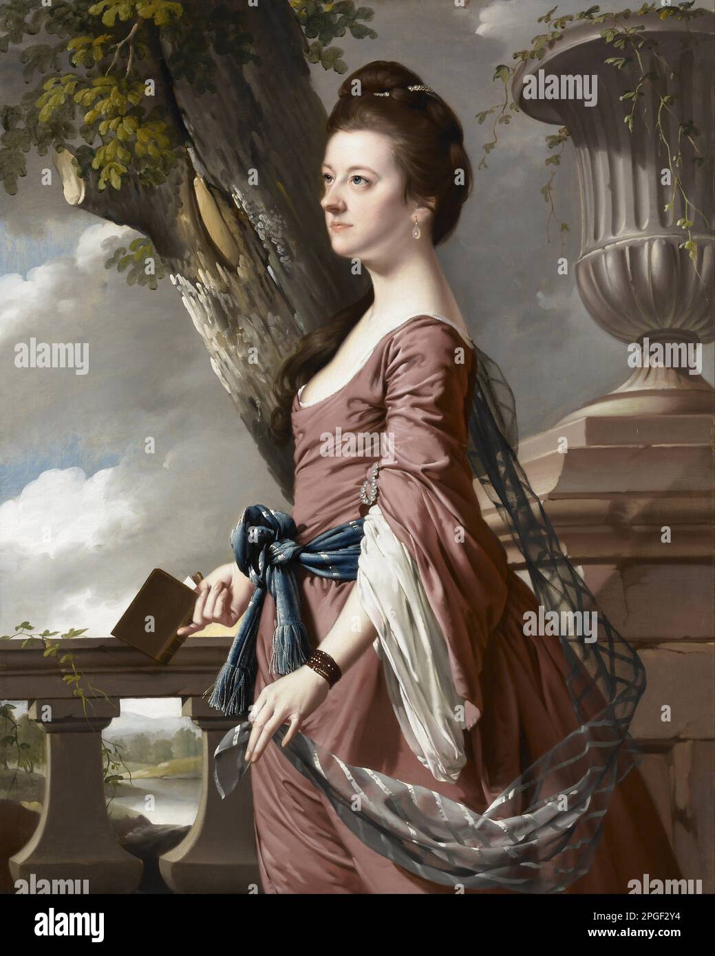 Mrs Frances Hesketh 1769 by Joseph Wright of Derby Stock Photo - Alamy