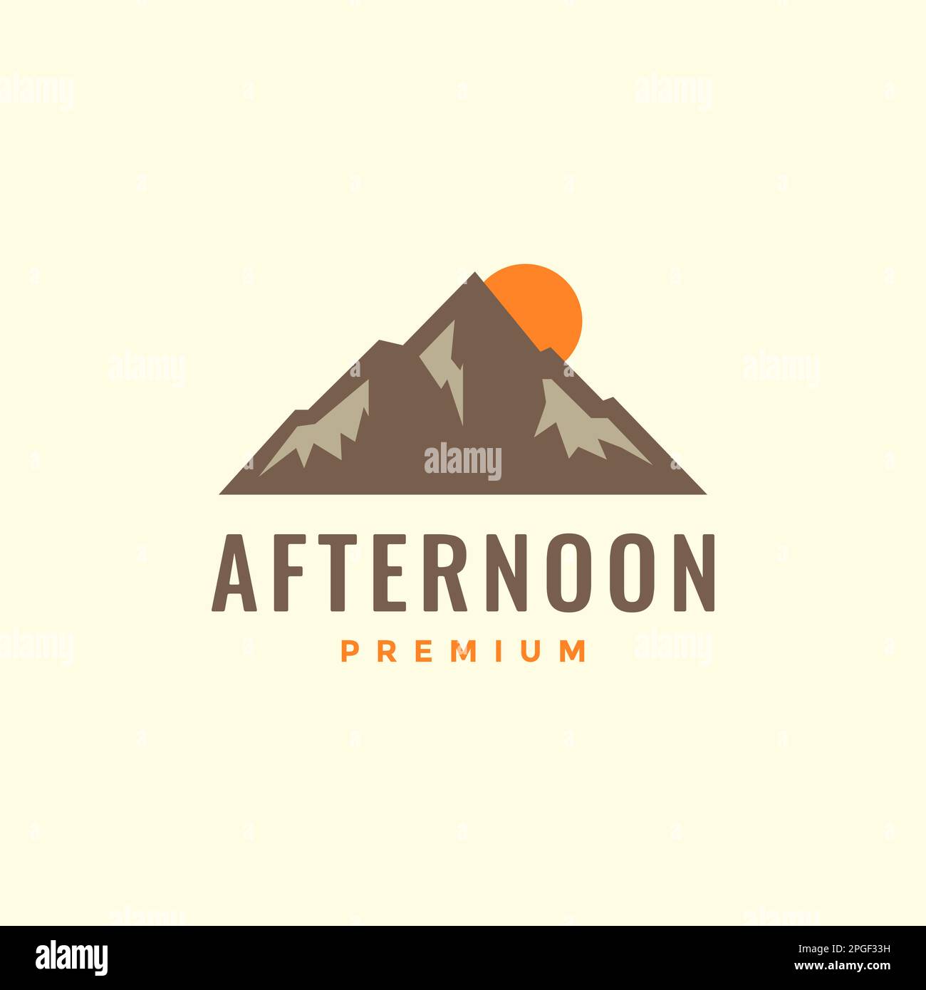 Scenery of afternoon view Stock Vector Images - Alamy