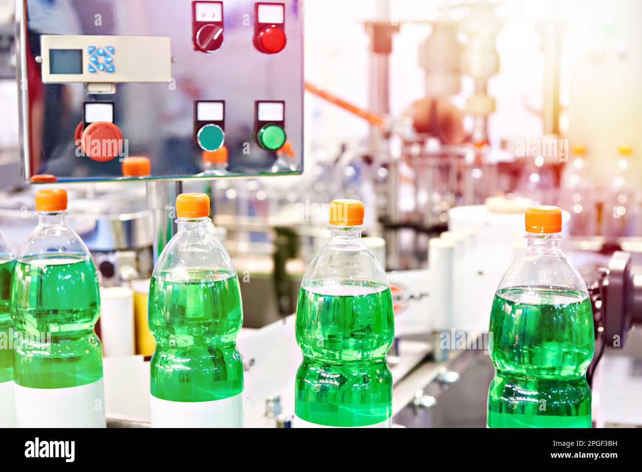 Water factory bottling line processing hi-res stock photography and ...